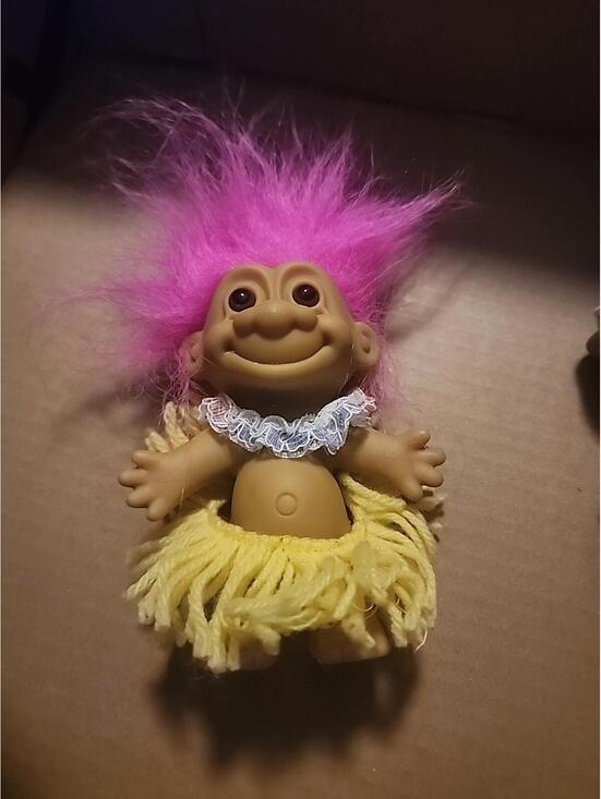 Russ | Toys | Russ Troll Doll Hawaiian Hula Dancer In Yellow Skirt With ...
